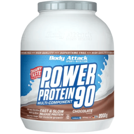 Body Attack Protein 90 - 2000g - Blueberry Yoghurt Cream - MHD 30.09. ...